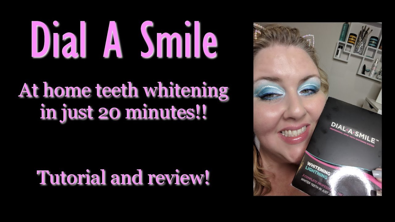 Whitening Lightning Dial A Smile Tutorial and Review - YouTube