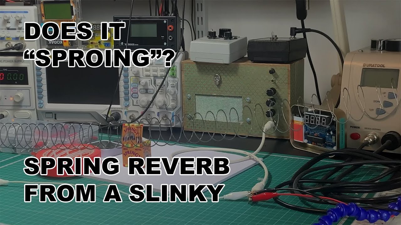 Turning a Slinky into a LoFi Spring Reverb - YouTube