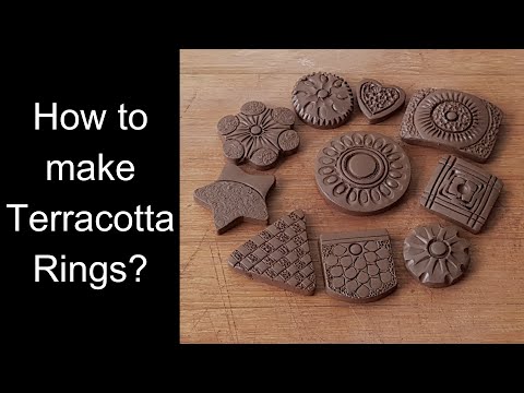 How to make Terracotta Rings? | Terracotta Rings #rings # ...