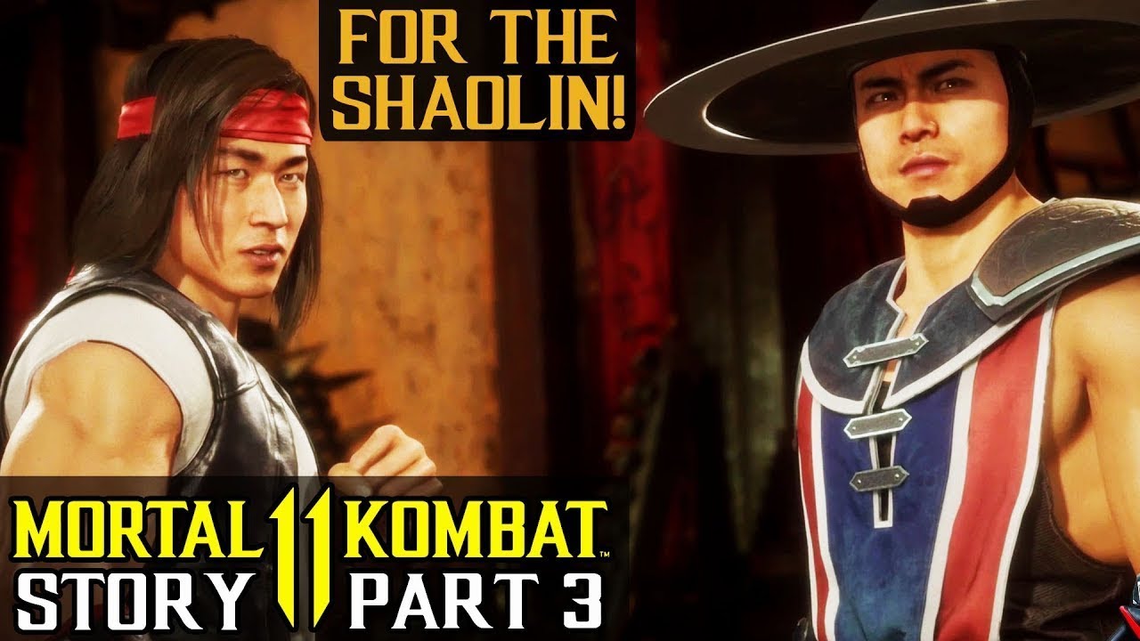 Mortal Kombat 11 Story Gameplay Part 3 - SHAOLIN MONKS (MK11) - YouTube
