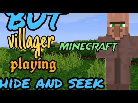 Minecraft villager playing hide and seek in hive server #fun 😂😂😀😭 ️😎😎😎😎 ...