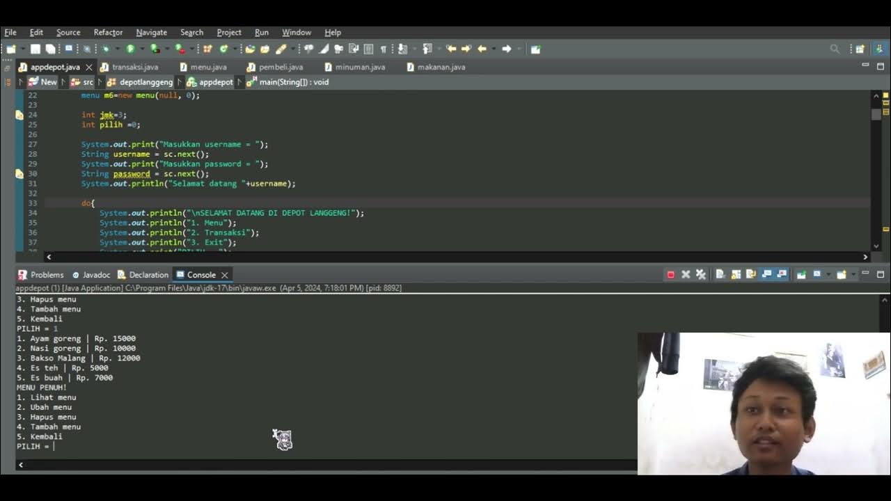 DEMO UAS BAHASA PEMROGRAMAN 2 - YouTube