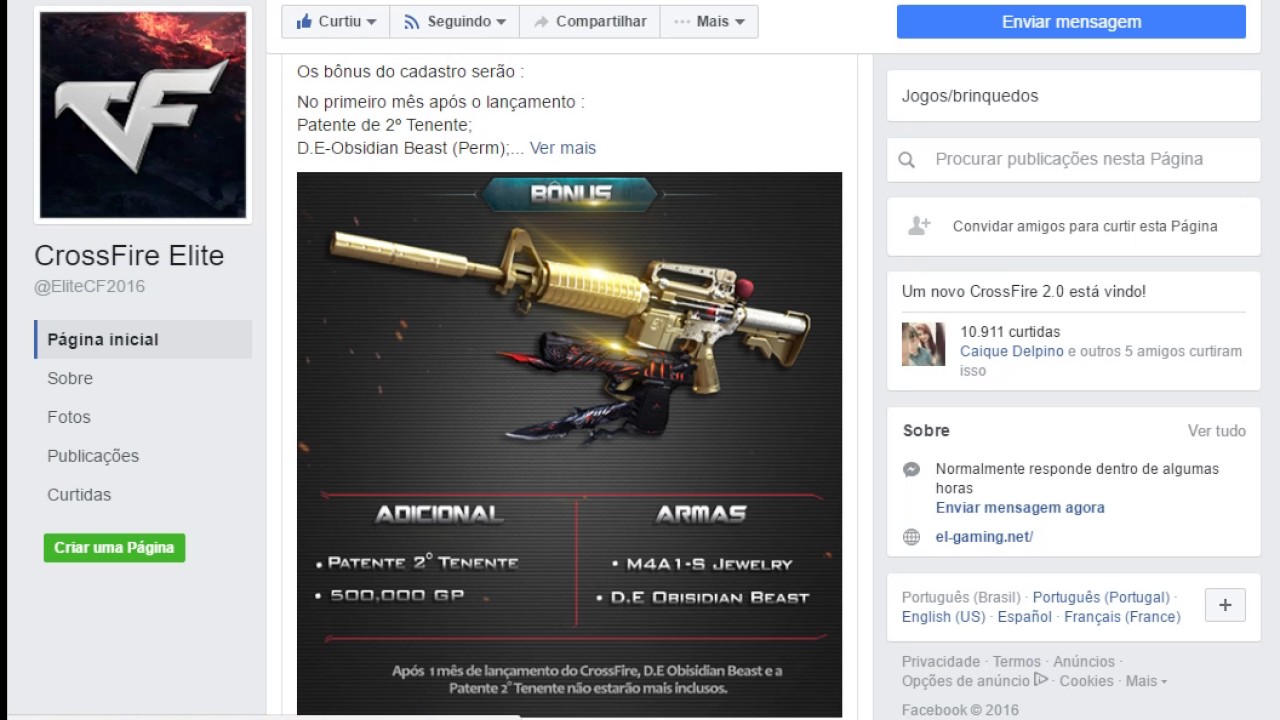 FALANDO UM POUCO SOBRE CF ELITE ! - YouTube