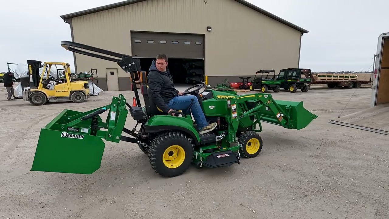 Entry Level Compact Utility Tractor Review: John Deere 1023E Sub ...