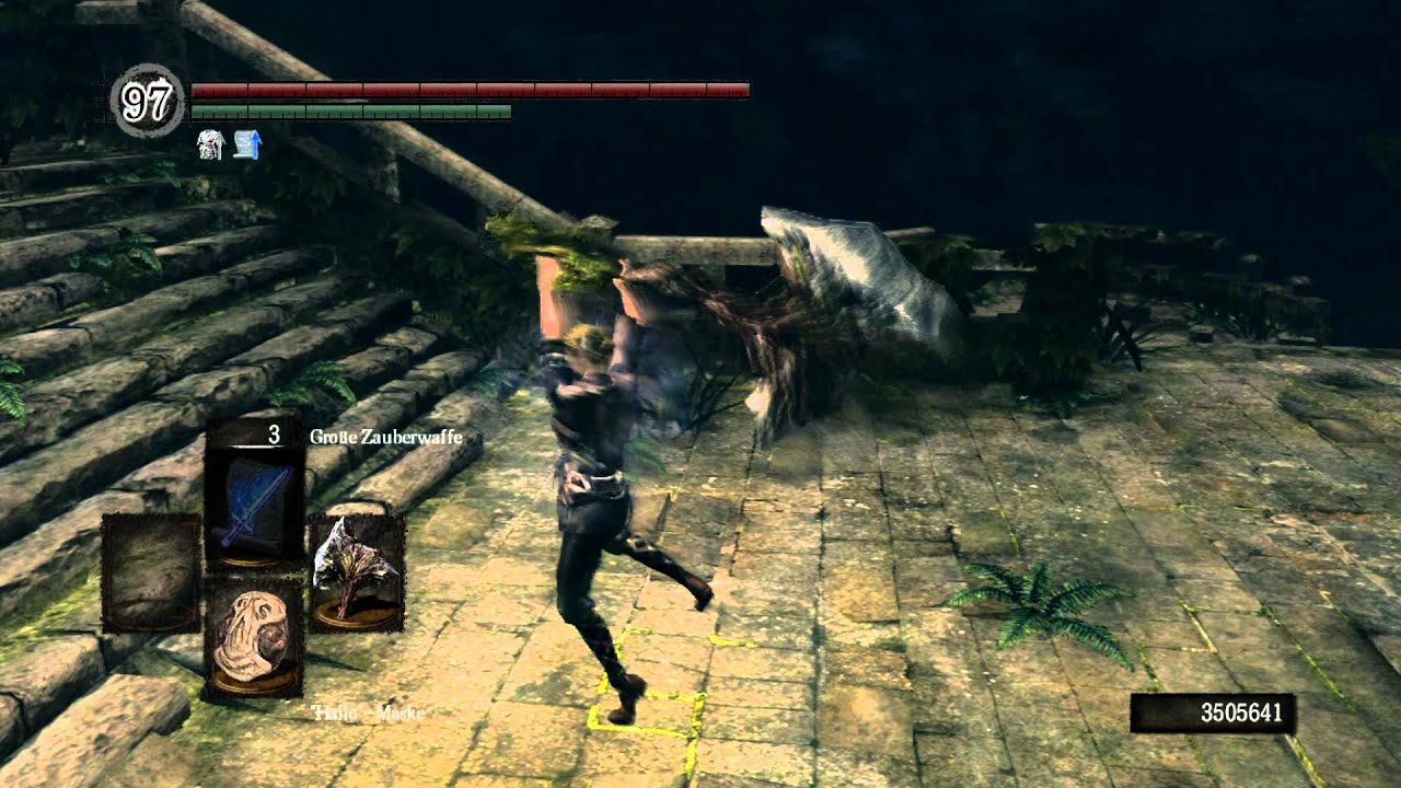 Dark Souls PTD Stone Great Axe 2H Moveset - YouTube