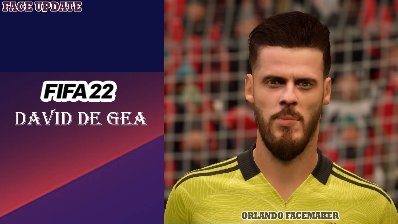 | FIFA 22 | FACE MOD DAVID DE GEA BY ORLANDO FACEMAKER - YouTube