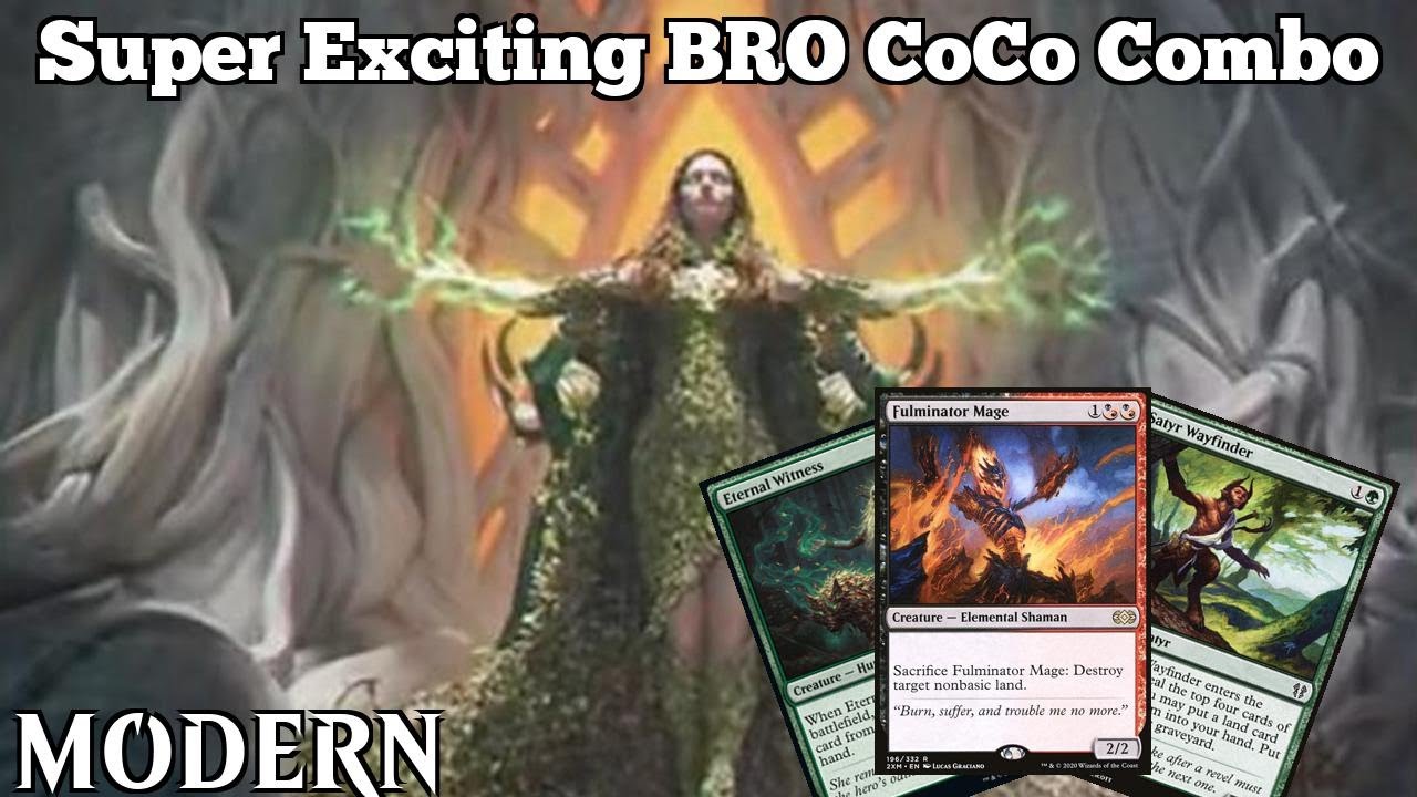 Super Exciting BRO CoCo Combo | Titania CoCo | BRO Modern | MTGO - YouTube