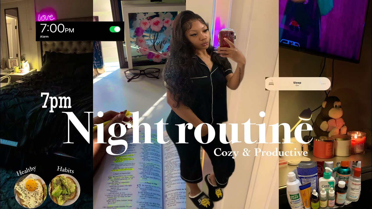 MY SELF CARE NIGHT ROUTINE | *How I Unwind after work* Realistic, CHILL ...