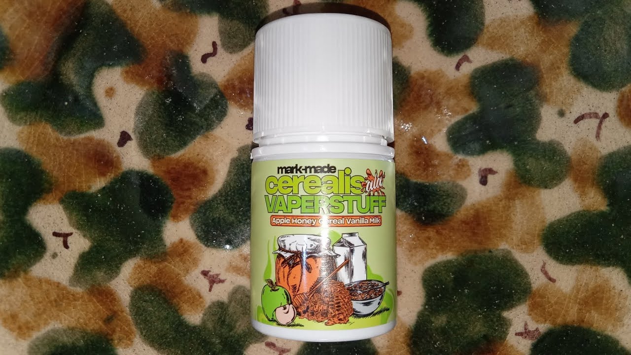 Cerealis ala Vaperstuff (🍏 🍯 🥣 vanilla 🥛) liquid review - YouTube