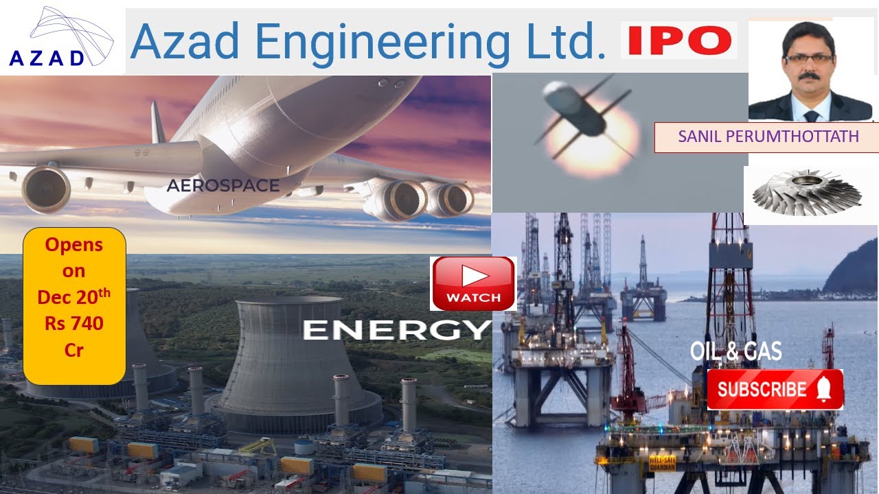 247-Azad Engineering Ltd IPO- Stock Market for Beginners video. - YouTube
