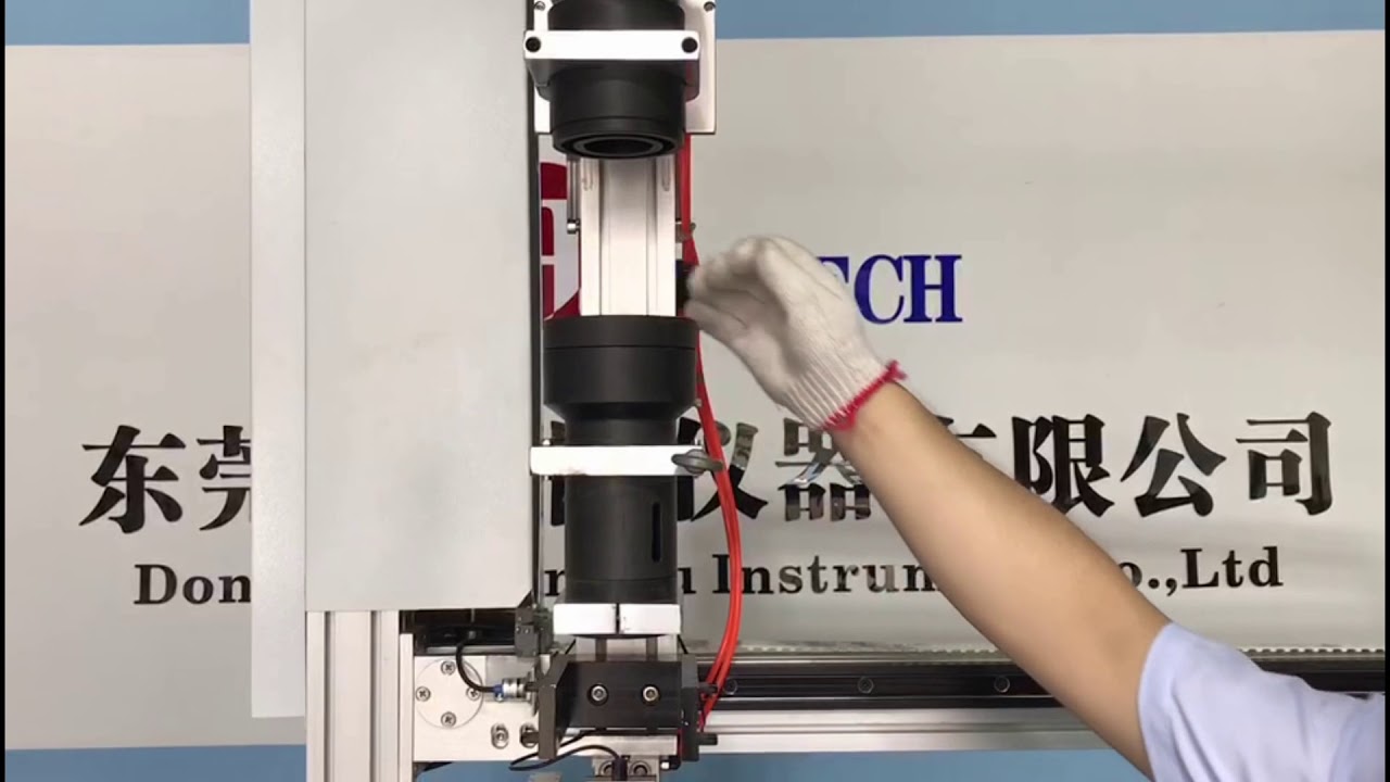 Hail impact testing machine - YouTube
