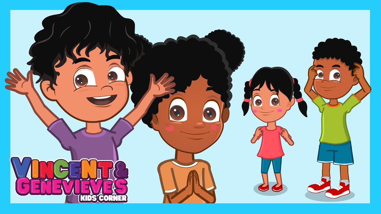 If You're Happy and You Know it | Head Shoulders Knees and toes ...