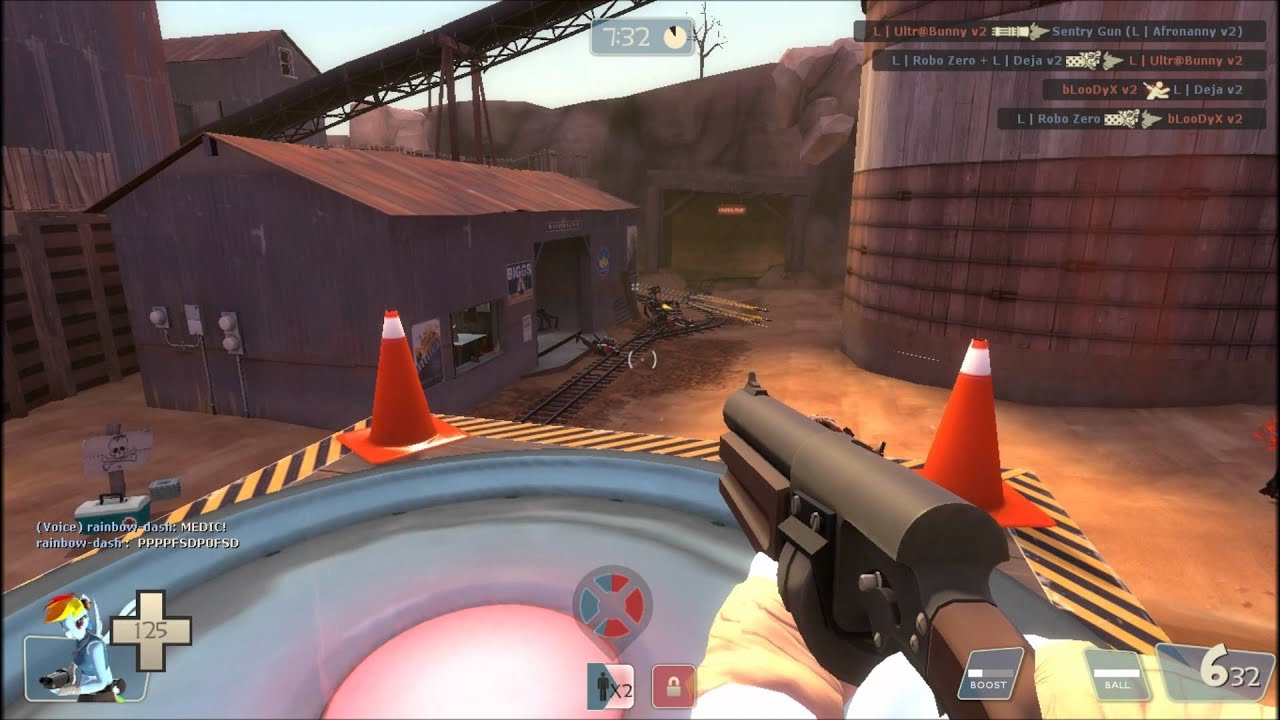 rainbow dash team fortress 2 - YouTube
