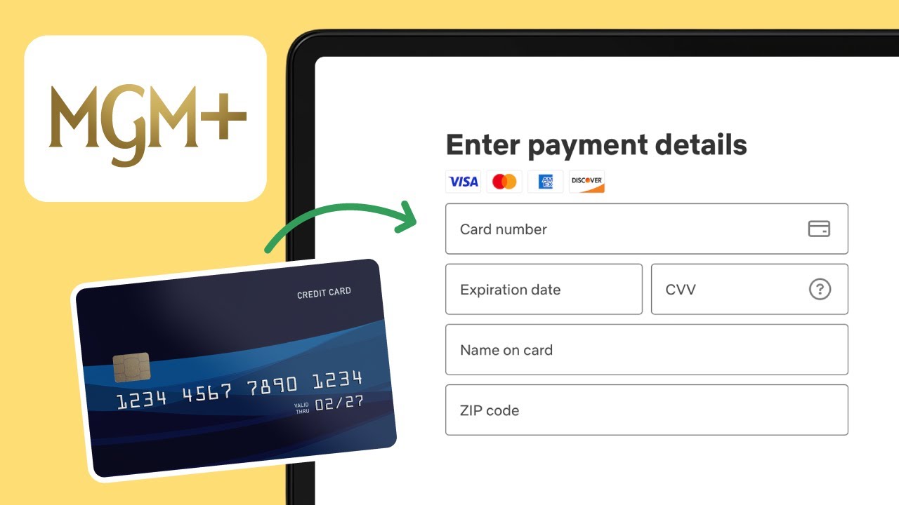 How To: Change Your Payment Method MGM+ - YouTube