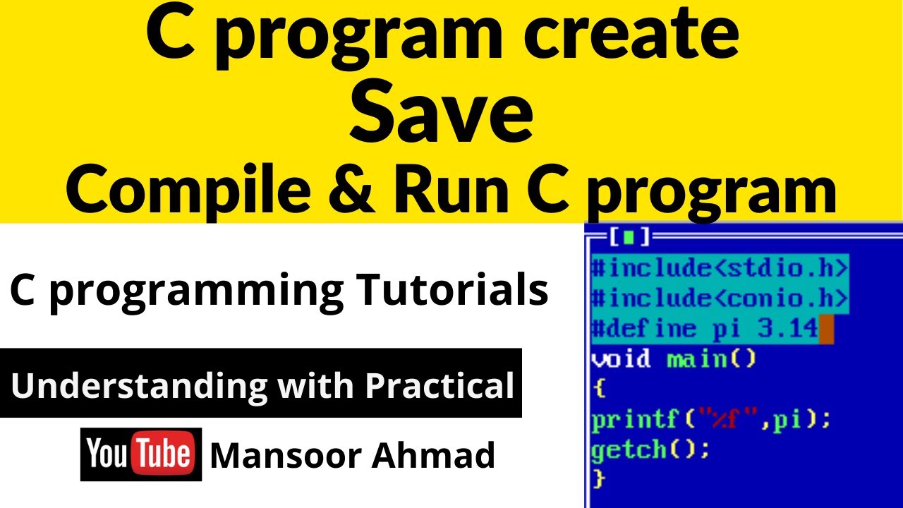 Create Save Compile Execute A Beginners Guide To C Programming 2771
