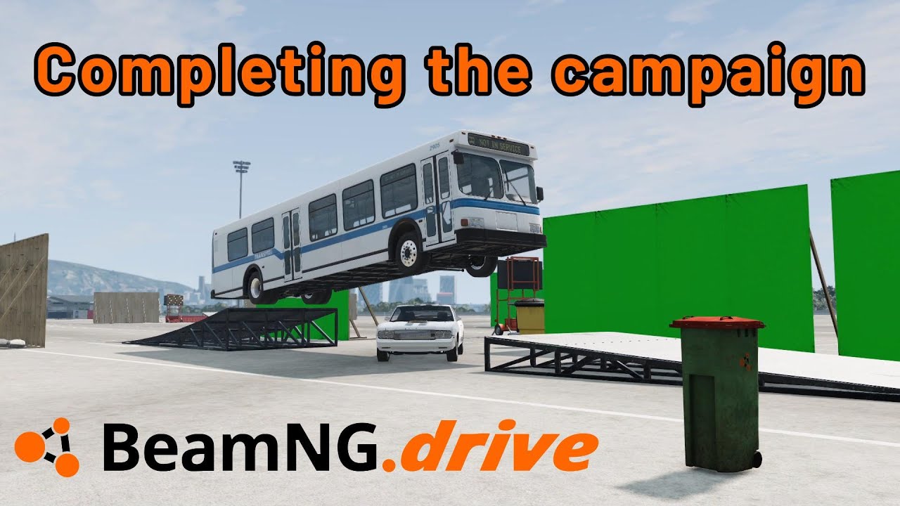 Completing the campaign in BeamNG Drive - YouTube