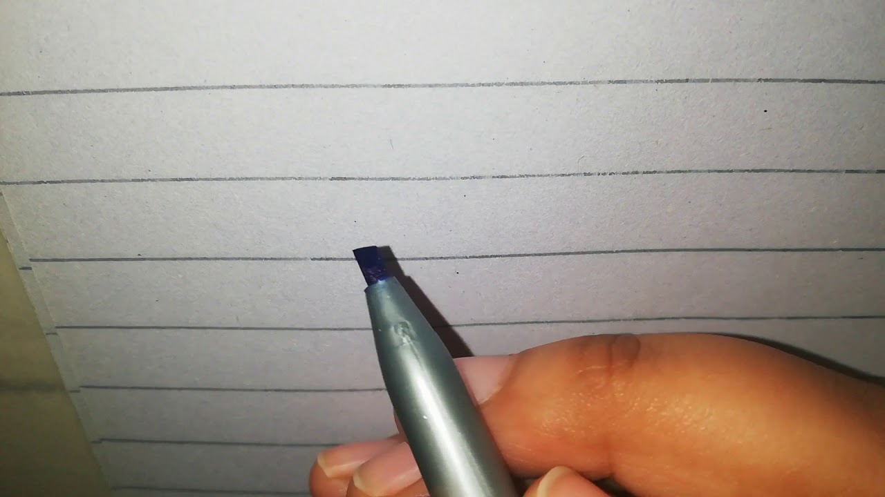 How to write B and D in cursive writing - YouTube