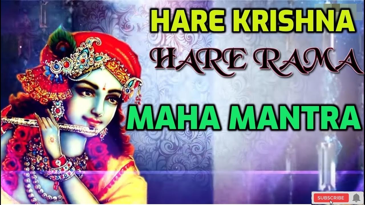 Hare Krishna Hare Ram Maha Mantra - Heart Touching Popular Krishna Song ...
