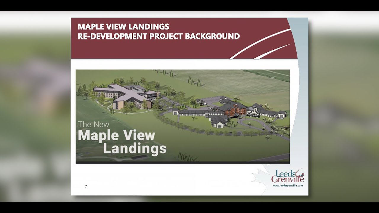 Maple View Landings Redevelopment project - YouTube