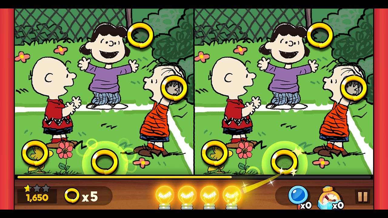 snoopy spot the difference #7 - YouTube