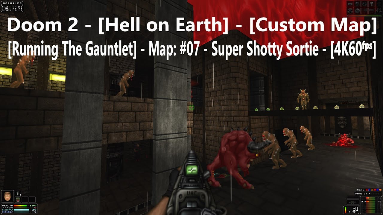 Project Brutality 3.0 - Doom 2 - [R. T. G.] - Map: #07 - Super Shotty ...