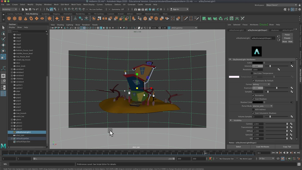 Change Default Tangents in Maya Animation - YouTube