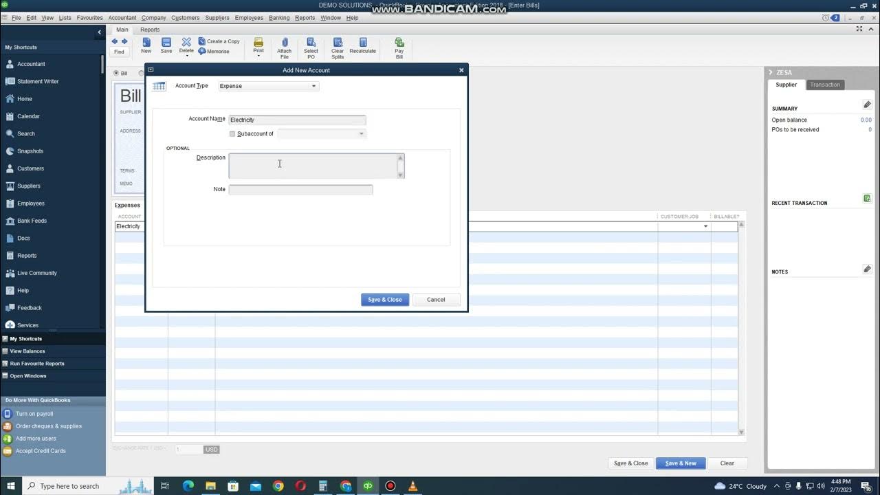 5 How To Record Expenses In Quickbooks Accounting YouTube 5-how-to-record-expenses-in-quickbooks-accounting-youtube