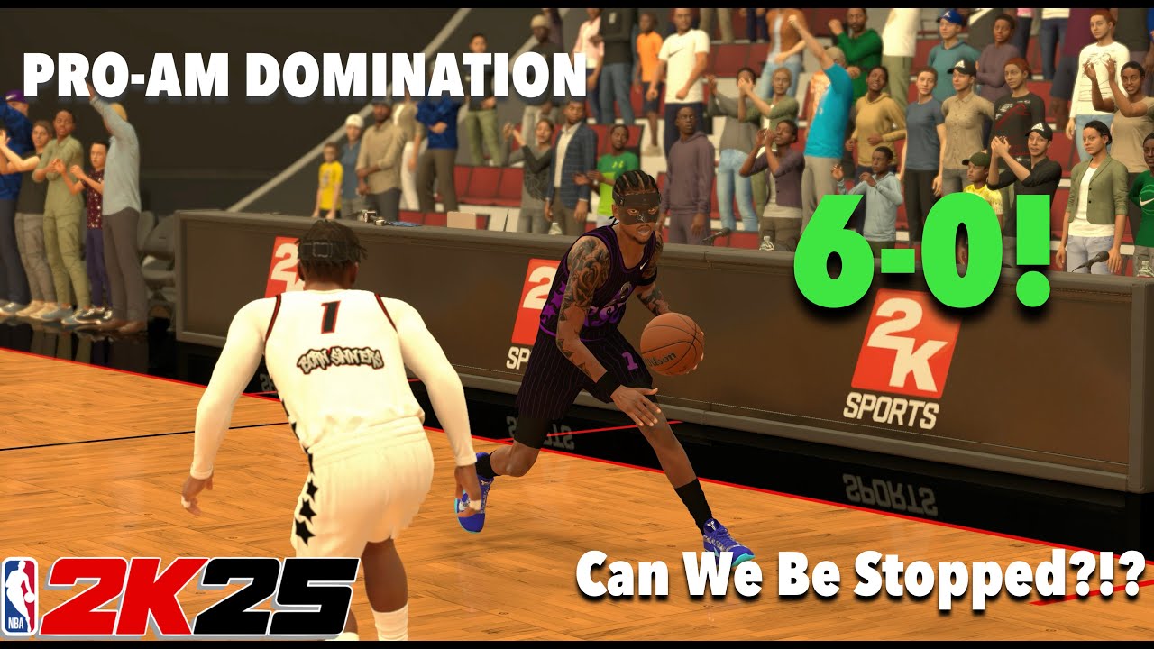 NBA 2K25 Pro-Am DOMINATION-Our LONGEST Win Streak Yet!! - YouTube