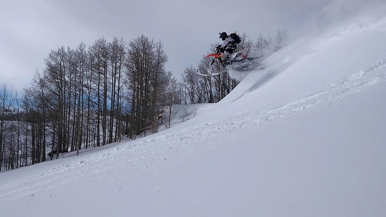 Snow Biking Bliss! - YouTube