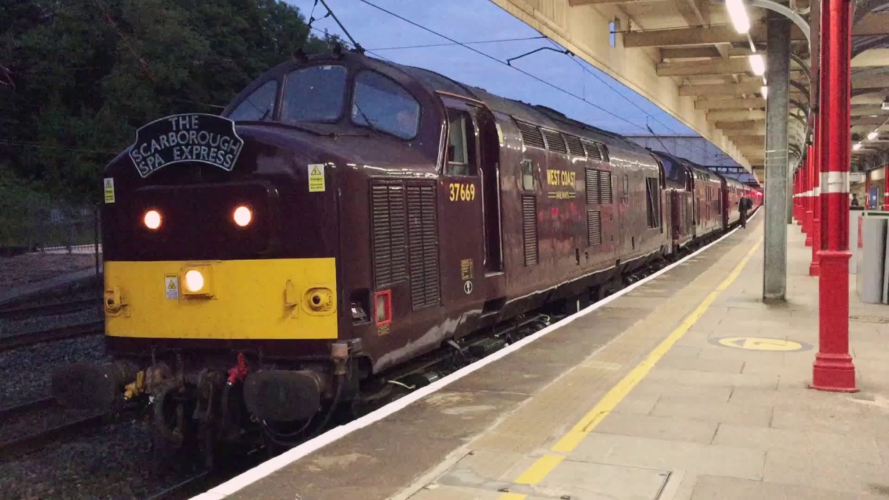 37669 & 37668. Lancaster 23/6/16 - YouTube