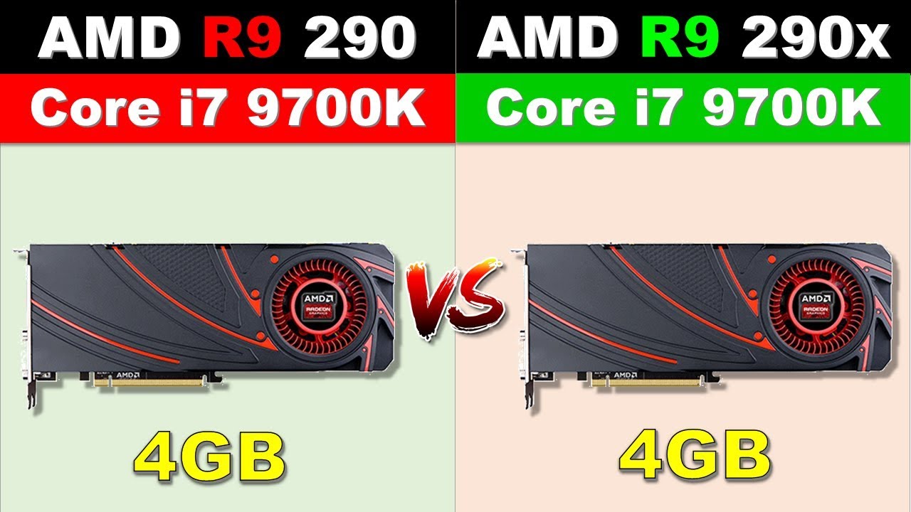 AMD R9 290 VS AMD R9 290X New Games Benchmarks - YouTube