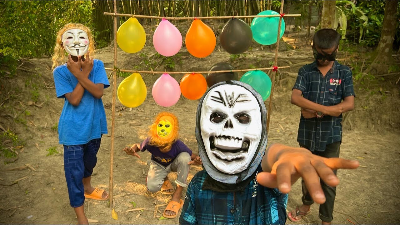 Outdoor fun with Flower Balloon and learn colors for kids by Bongo ...