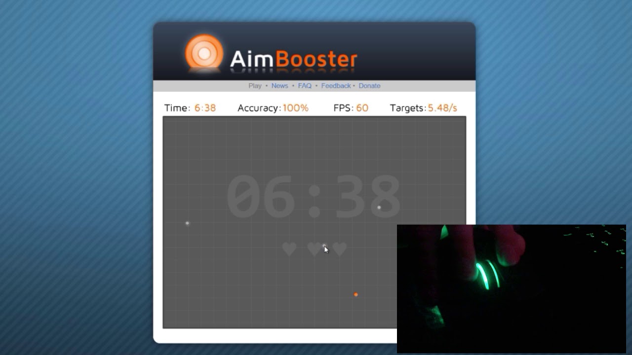 Aimbooster | New world record 14:18, 7.22 targets/s, 100% accuracy | [World record] - YouTube