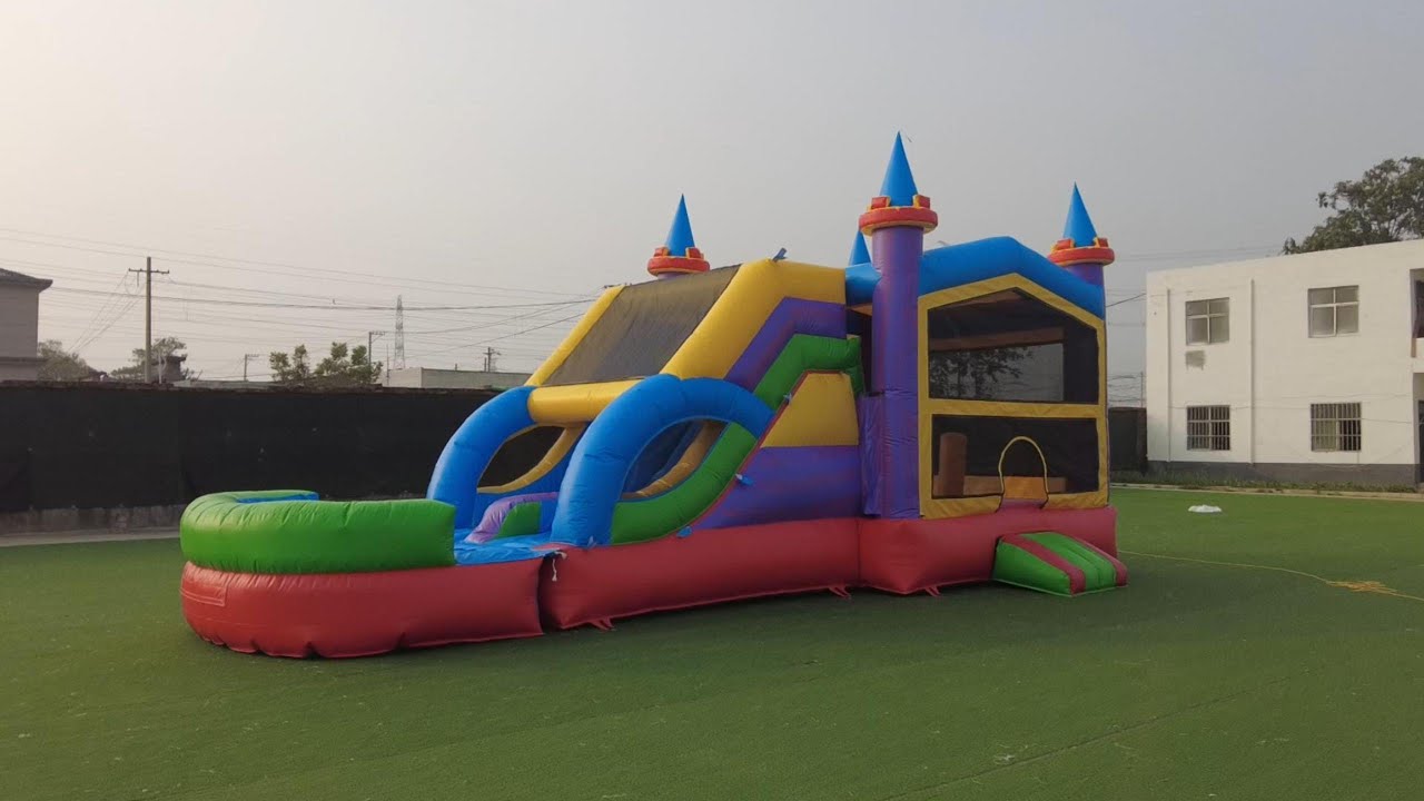 30ft Inflatable Bouncy Castle Slide #inflatablesforsale #inflatablesale ...
