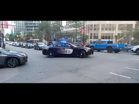 Vancouver Police Department (VPD) Marked Dodge Charger Responding to a ...