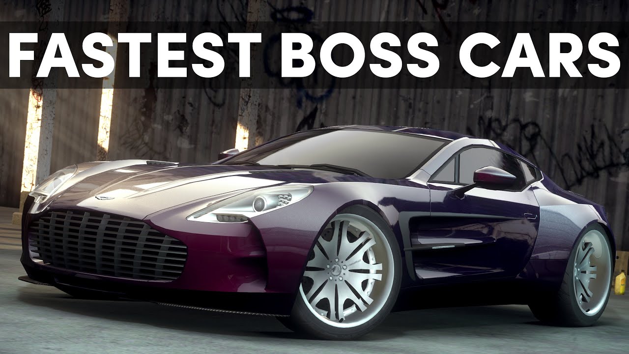 Fastest Boss Cars in NFS Games - YouTube