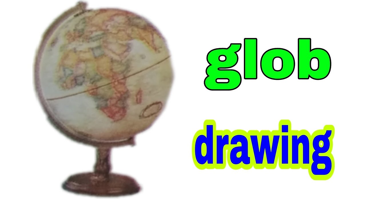 Glob drawing paper मे कैसे बनाये ll Easy मे करे step by step process ...