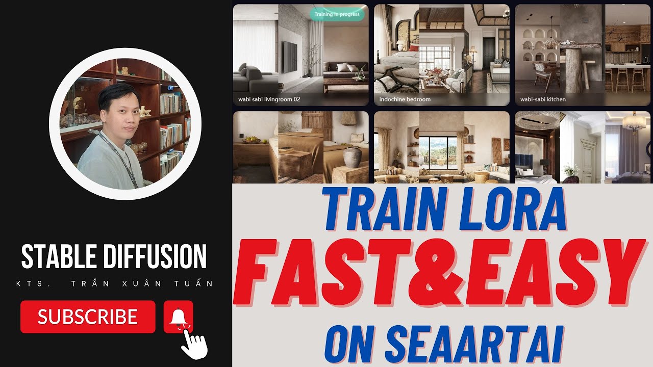 Hướng dẫn train LoRA trên seaartAI nhanh, dễ làm và đẹp - YouTube
