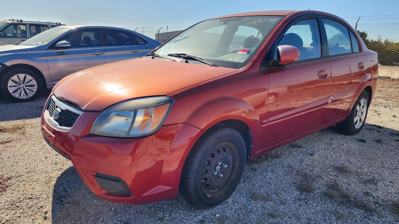 2010 Kia Rio, Red - YouTube