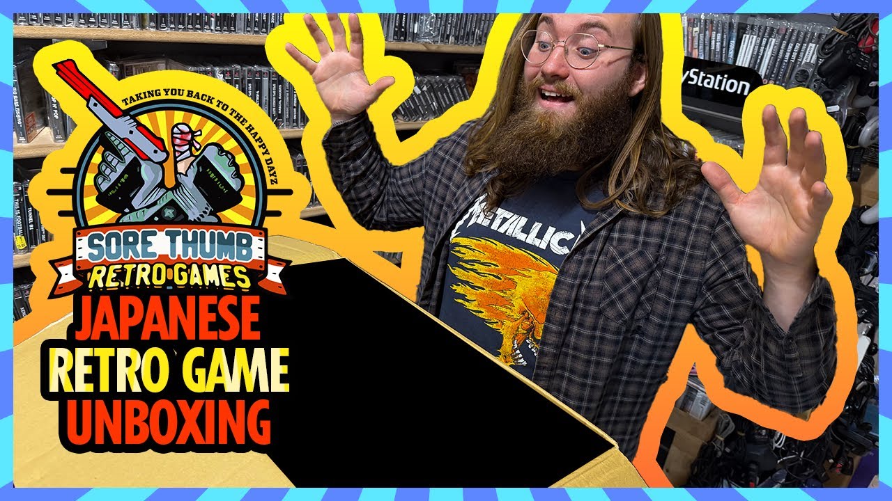 Japanese Retro Game Unboxing 📍Sore Thumb Retro Games - YouTube