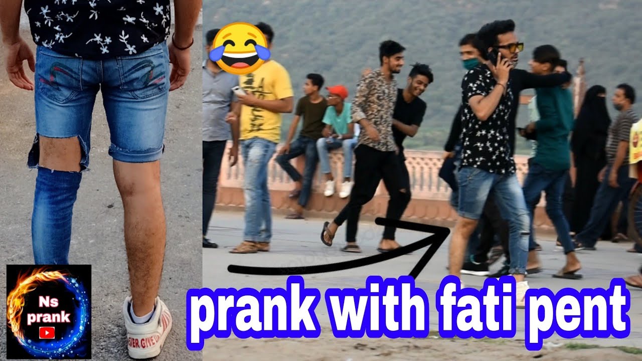 EPIC"( FATA HUA STYLISH PANT)(😂)(ON PUBLIC PRANK IN INDIA""(JAIPUR ...