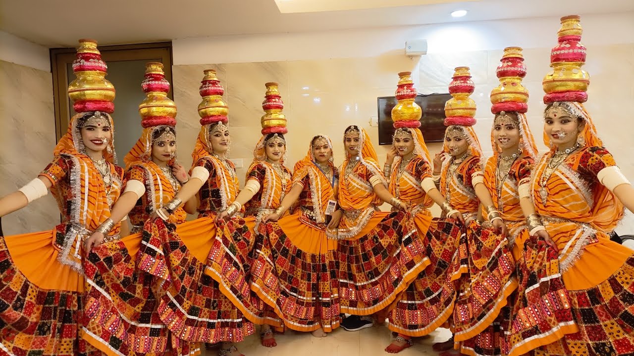 ll Rajasthani Folk Dance - Chirmi By Govt Girls College Khandwa M.P. ll ...