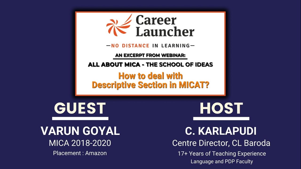 How To Deal With Descriptive Section In MICAT? An Excerpt From Webinar ...