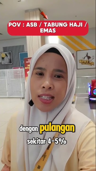 EMAS , TABUNG HAJI ATAU ASB? - YouTube