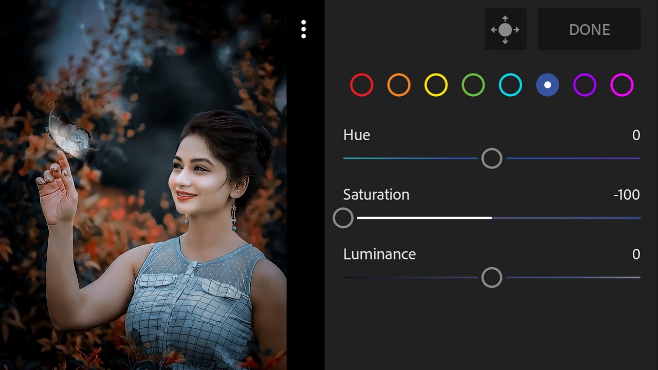 Lightroom Soft Blue Tone Photo Editing | Lightroom Background Colour ...