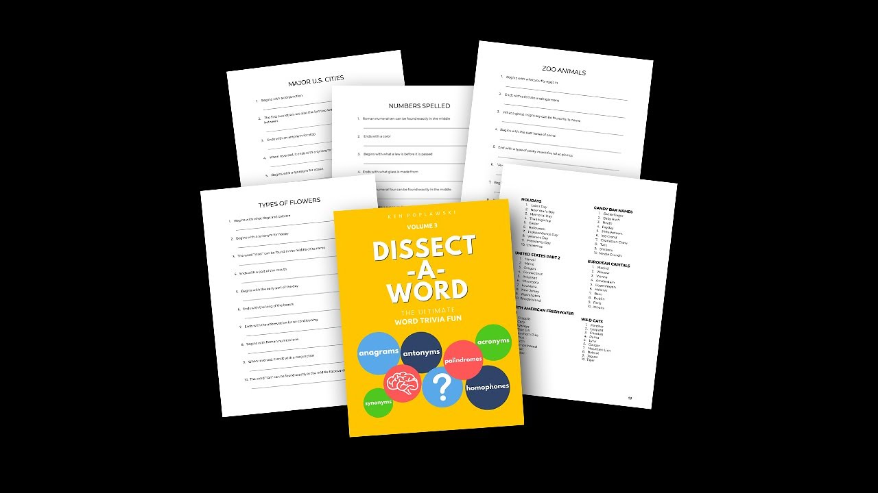 Dissect-A-Word Volume 3 - YouTube