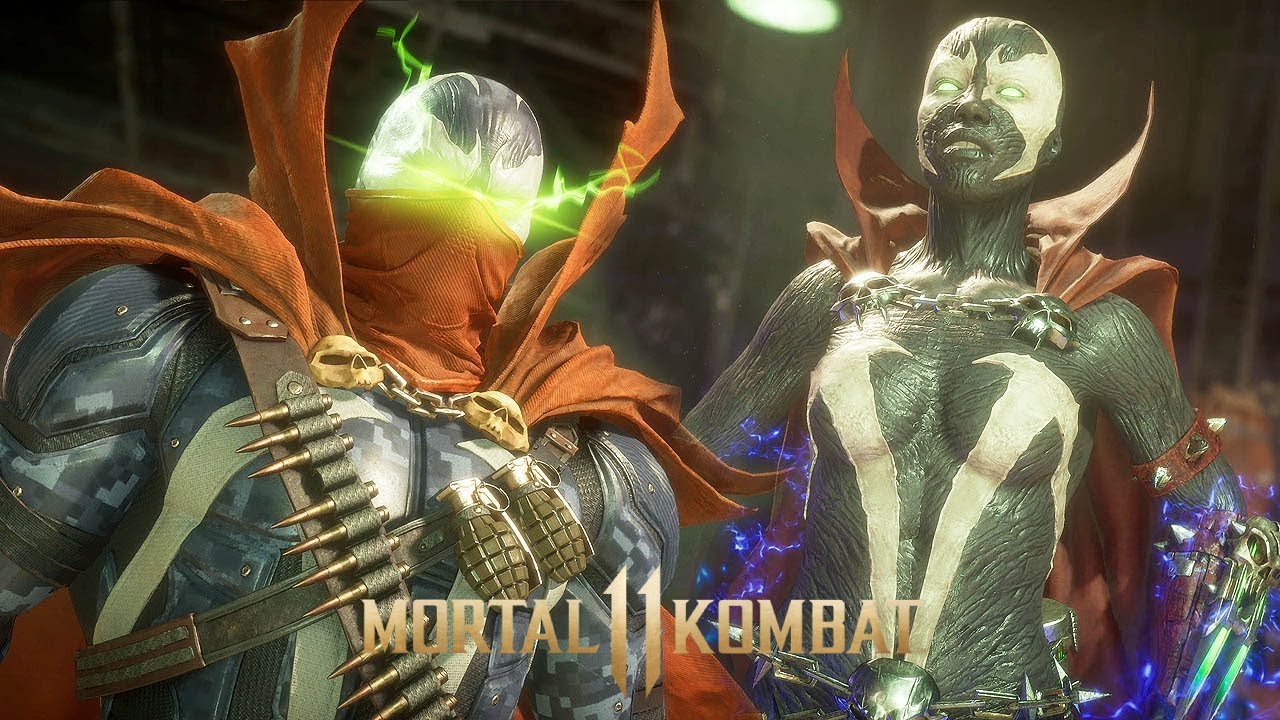 FEMALE SPAWN VS SPAWN | MK11 MODS - YouTube