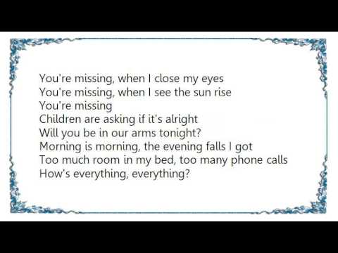 Bruce Springsteen - You're Missing Lyrics - YouTube
