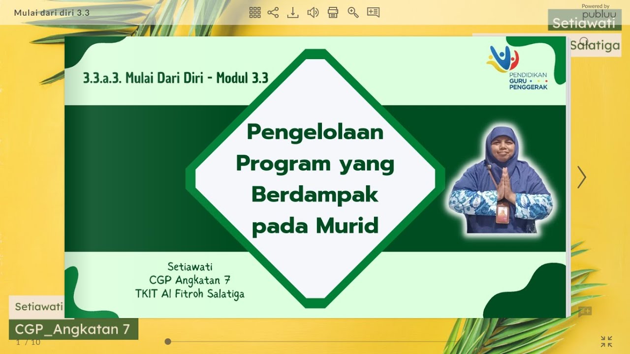 3.3.a.3. Mulai Dari Diri - Modul 3.3 Pengelolaan Program yang Berdampak ...