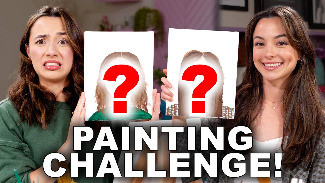 Painting Each Other Challenge - Merrell Twins - YouTube